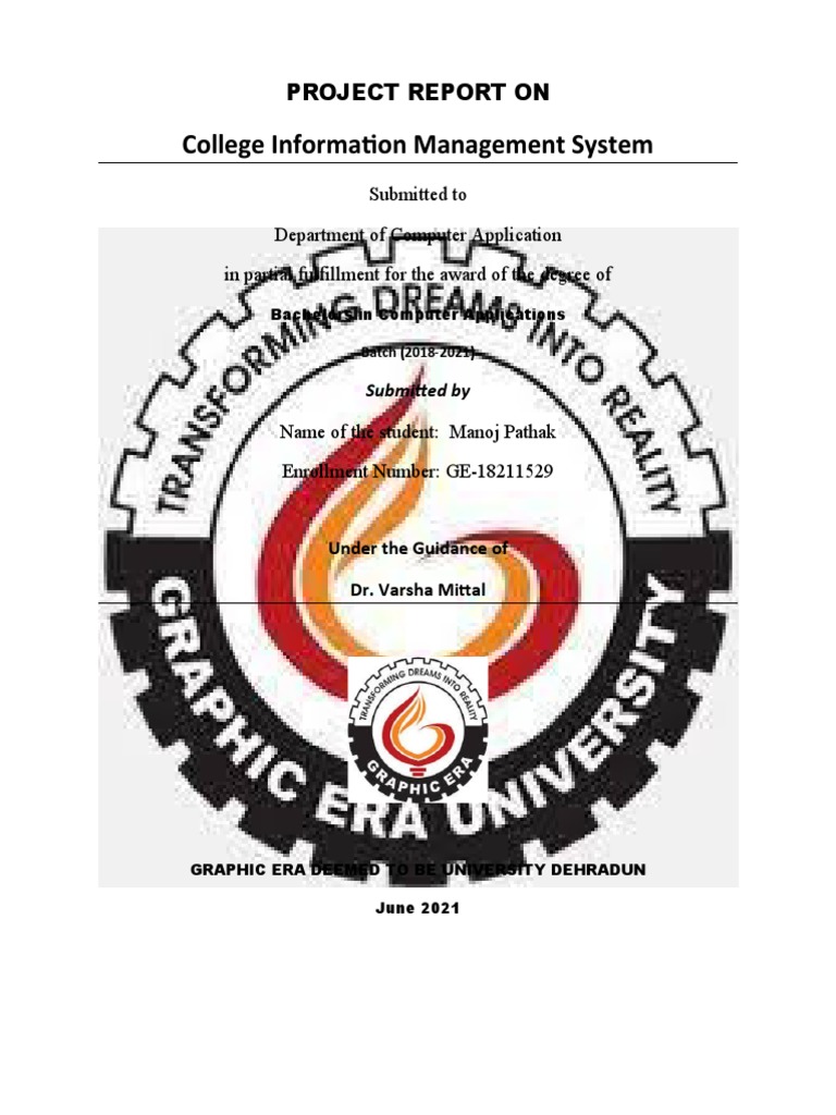 College DBMS Report | Download Free PDF | Databases | Computer Programming