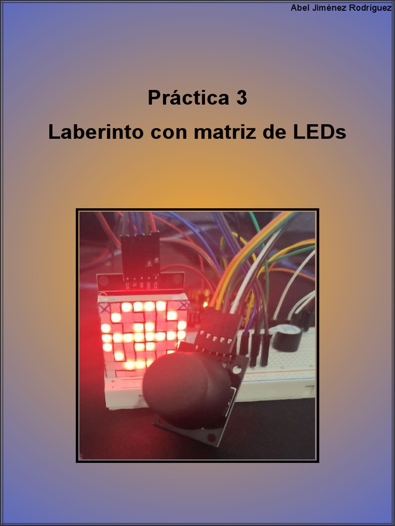 P3 Arduino | PDF | Diodo emisor de luz | Matriz (Matemáticas)