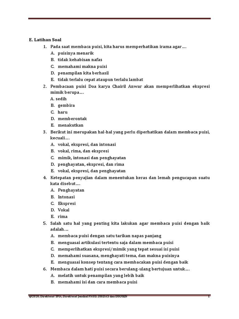 Lat Uh Puisi | PDF | Puisi