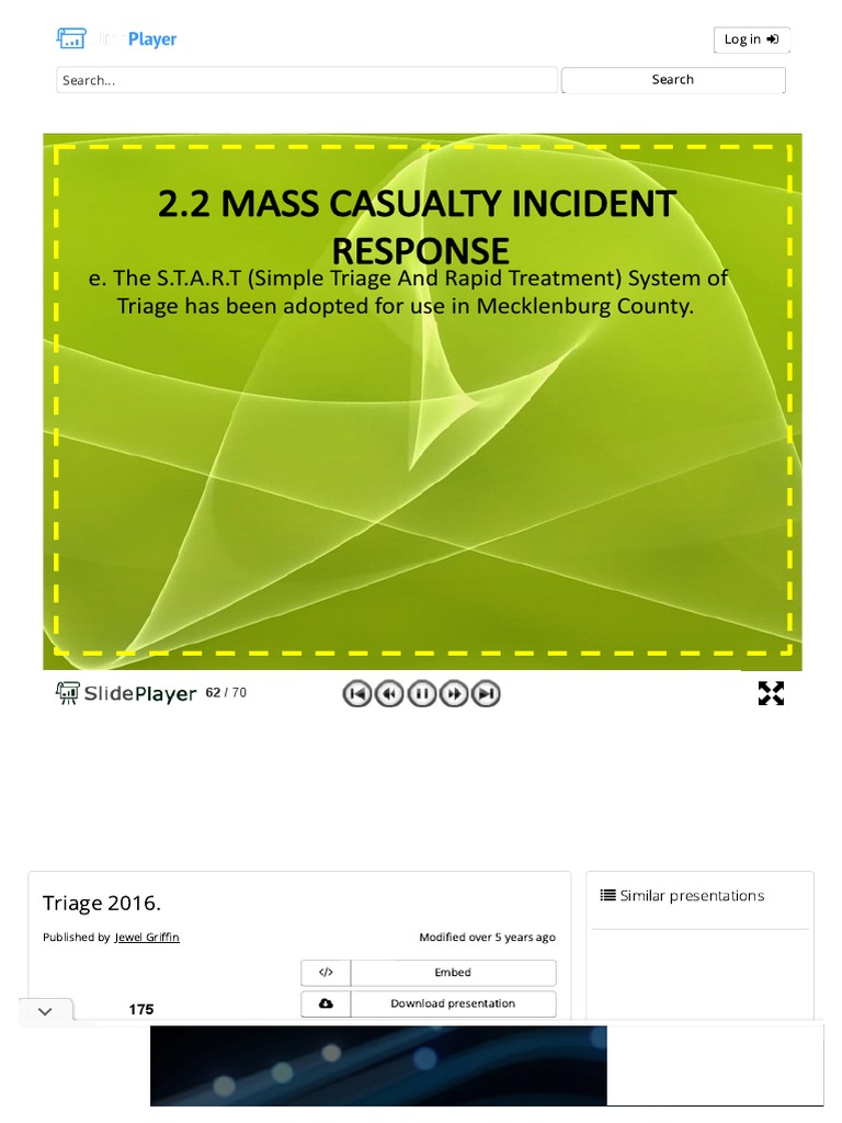 Triage PPT Download | PDF | Emergency Department | Emergency Medical ...