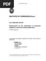 ICorr Coating Inspector Certification Guide | PDF | Educational ...