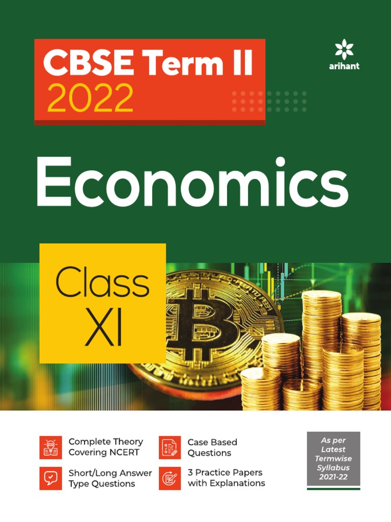 Arihant CBSE Economics Term 2 Class 11 Book PDF | PDF | Standard Deviation | Supply (Economics)