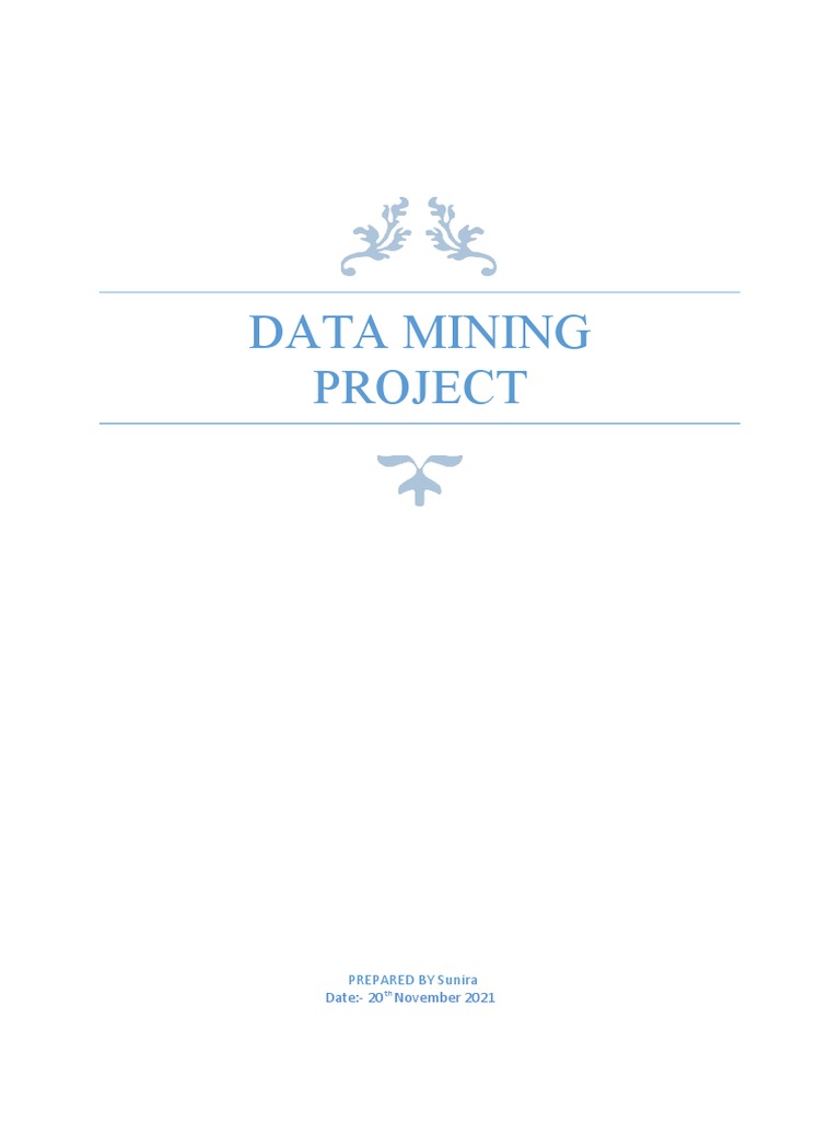 Sunira Data Mining | Download Free PDF | Cluster Analysis | Receiver Operating Characteristic