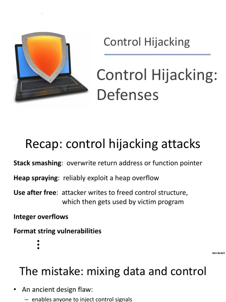 02a CTRL Hijacking 2 | PDF | Computing | Computer Security