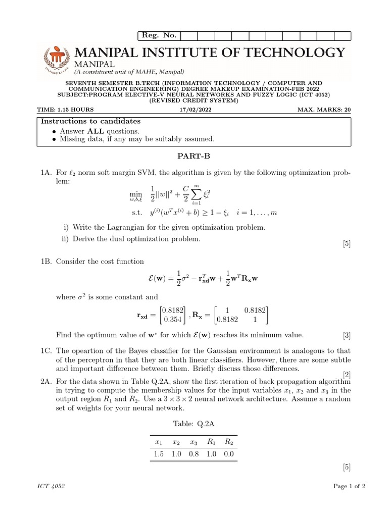 Ict 4052 Nnfl-Mkp-Part B | PDF | Mathematical Optimization | Computer Science