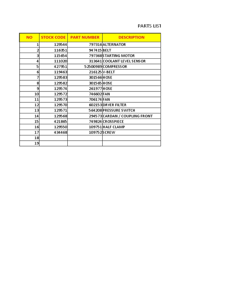 PARTS LIST FOR MANITOU MT 1840 SERIES (00000002) | PDF | Gases | Gas ...