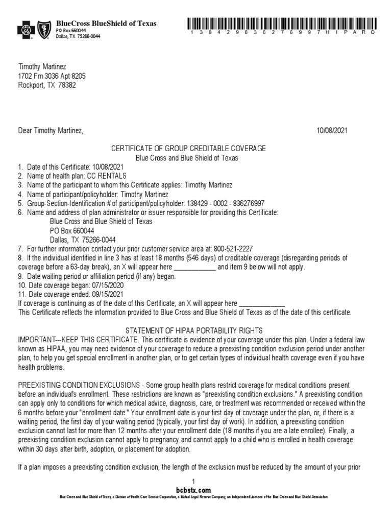 Scribe Letter 1 - 10082021104121 | PDF | Health Insurance Portability ...