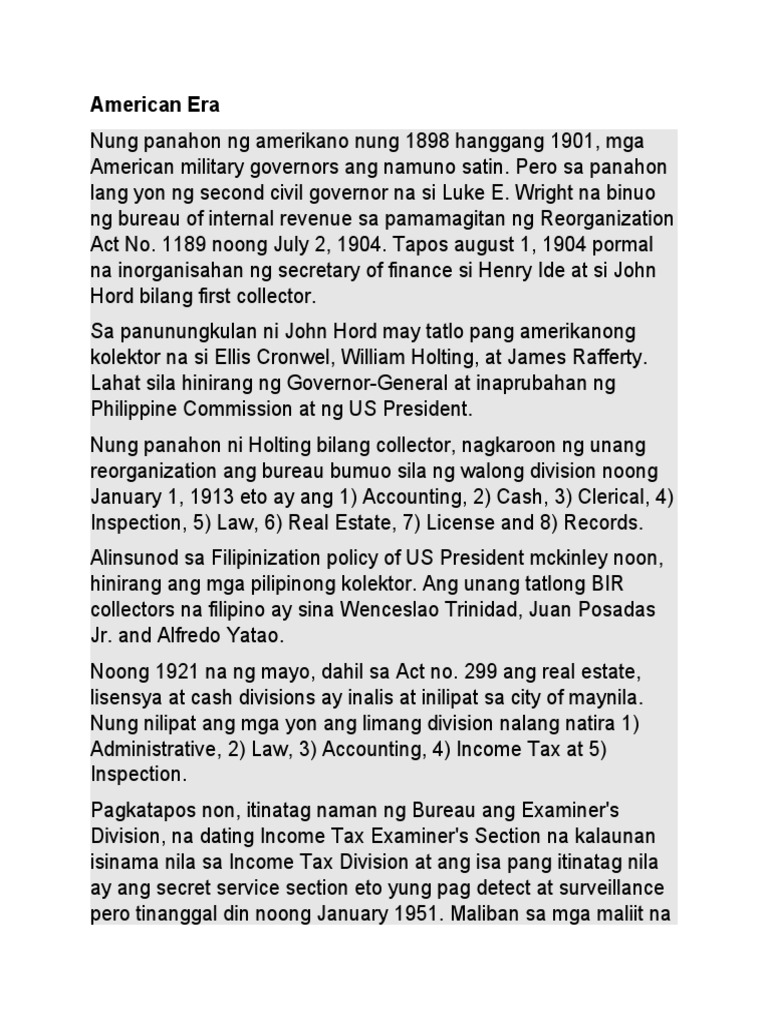 PH History Explanation | PDF