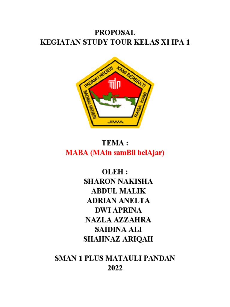 Proposal Study Tour | PDF | Perjalanan