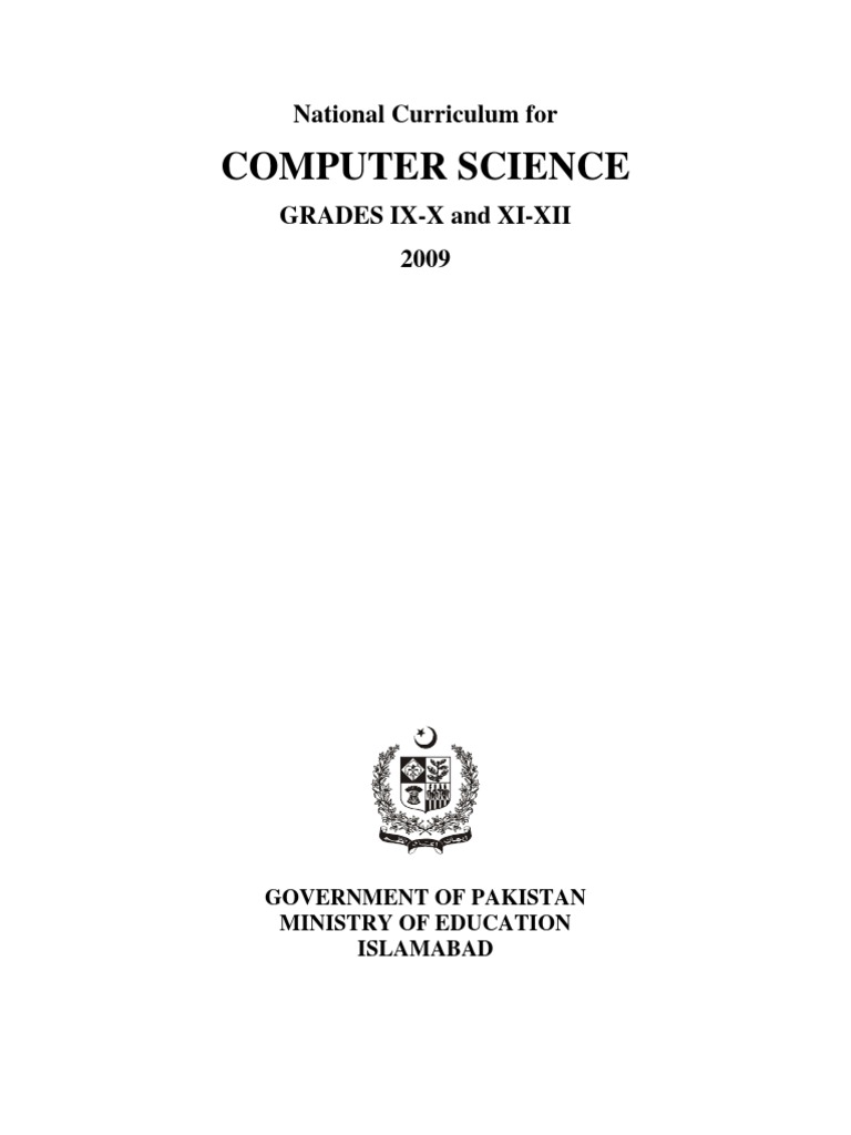 Computer Science: National Curriculum For | PDF | Network Topology ...