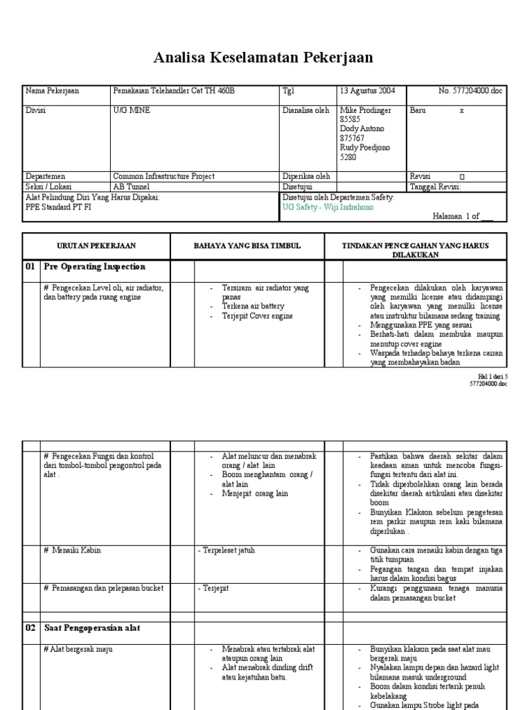 04 JSA Telehandler Cat TH 460B | PDF