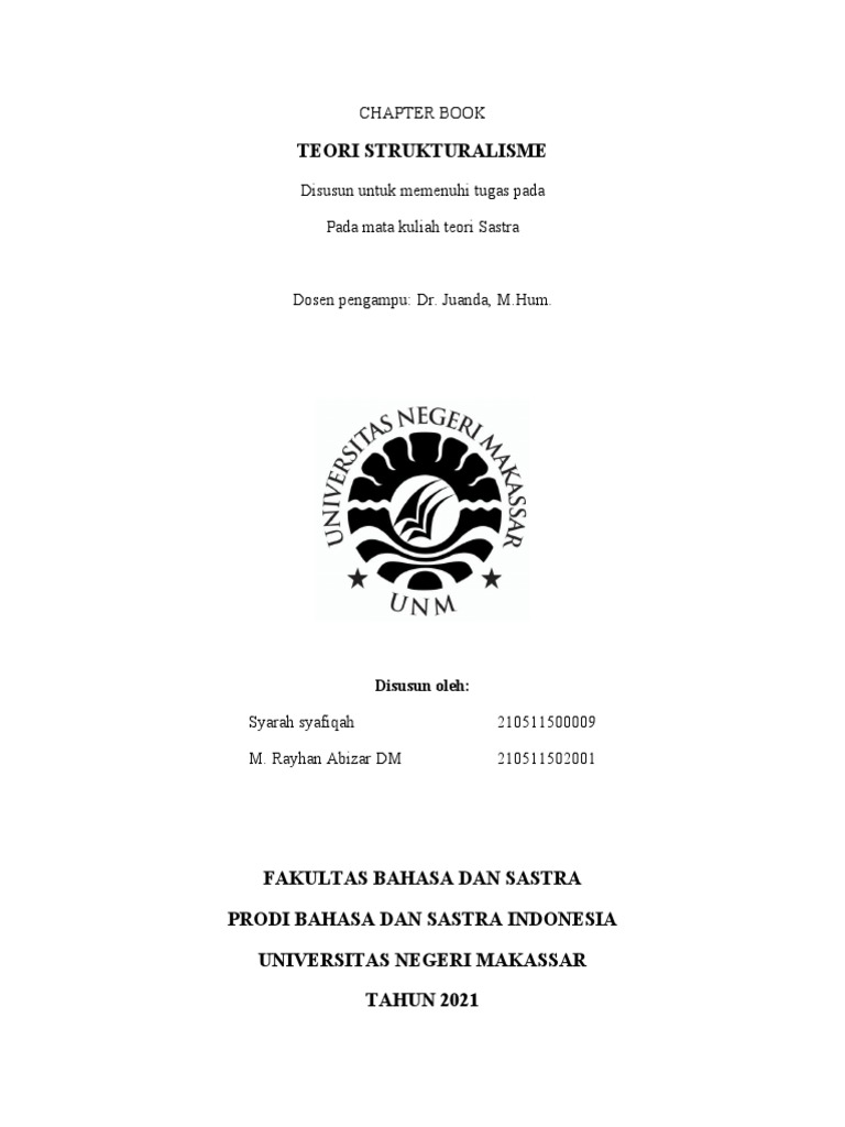 Teori Strukturalisme | PDF | Filsafat | Sejarah