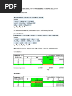 Método Simplex Con Solver Excel | PDF | Programación lineal | Microsoft Excel