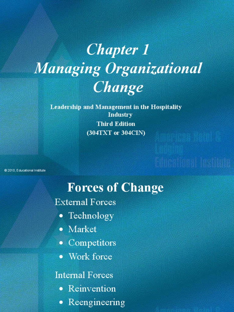 Chapter 1 - Managing Organizational Change | Download Free PDF ...