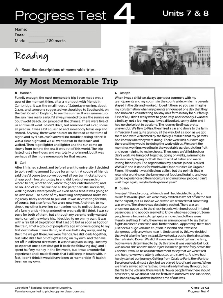 C2 Progress Test 4 Pdf