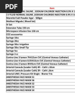 Pediatric Equipment Checklist for Care | PDF