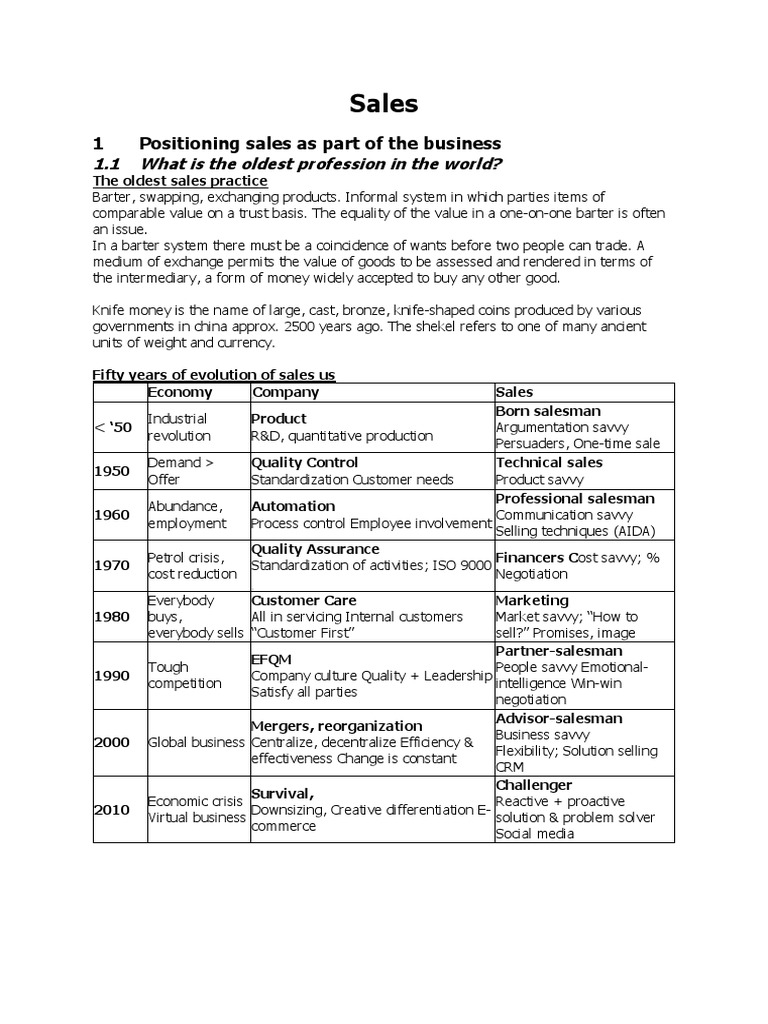 Navigating the Sales Landscape: A Comprehensive Guide to Defining ...
