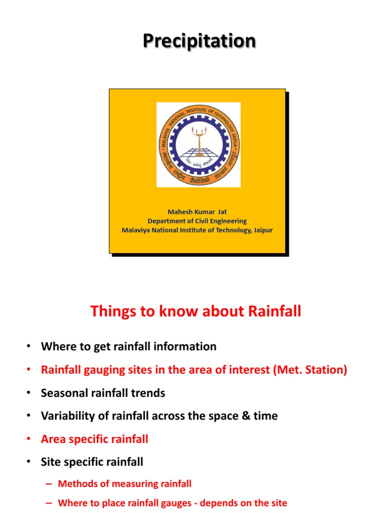 Understanding Precipitation: A Comprehensive Overview of Rainfall ...
