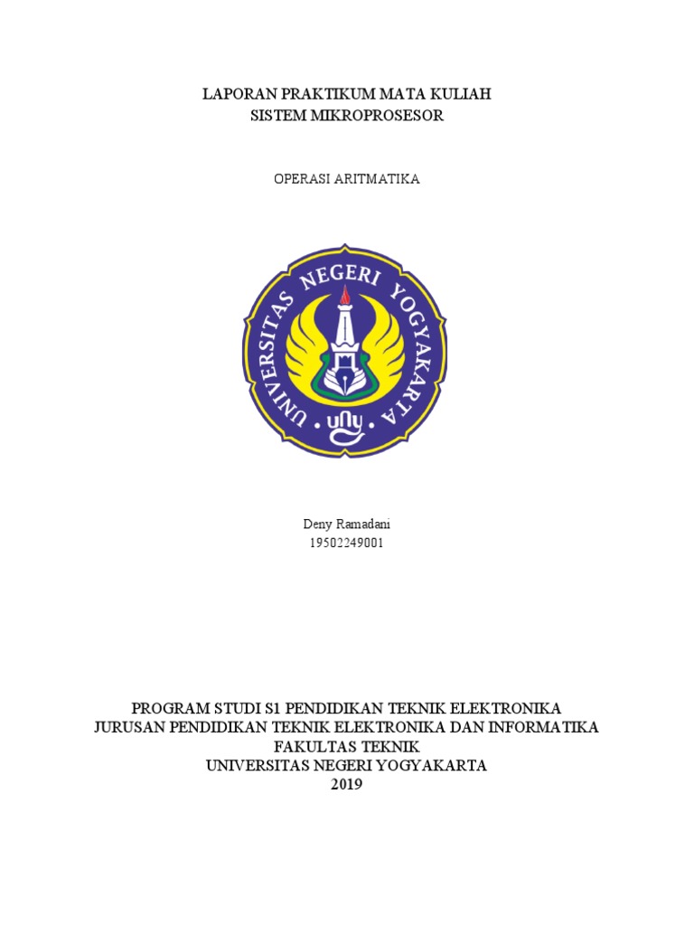 Job 2 Mikroprosesor - Deny - 19502249001 | PDF