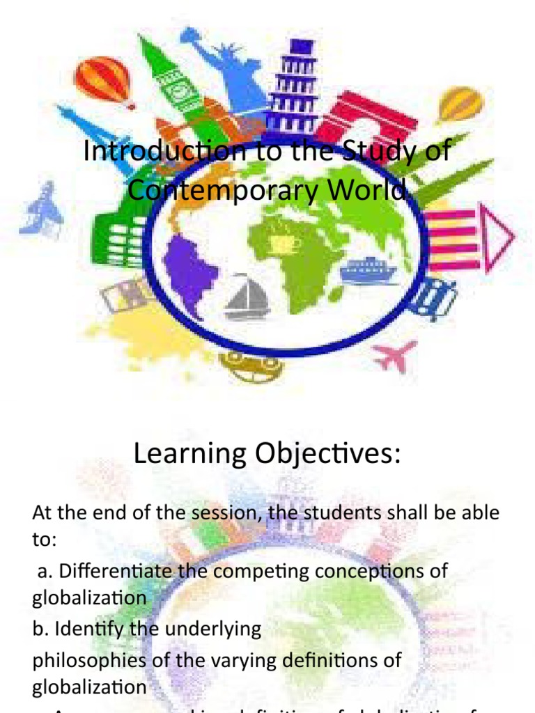 Introduction To The Study of Contemporary World | PDF | Globalization