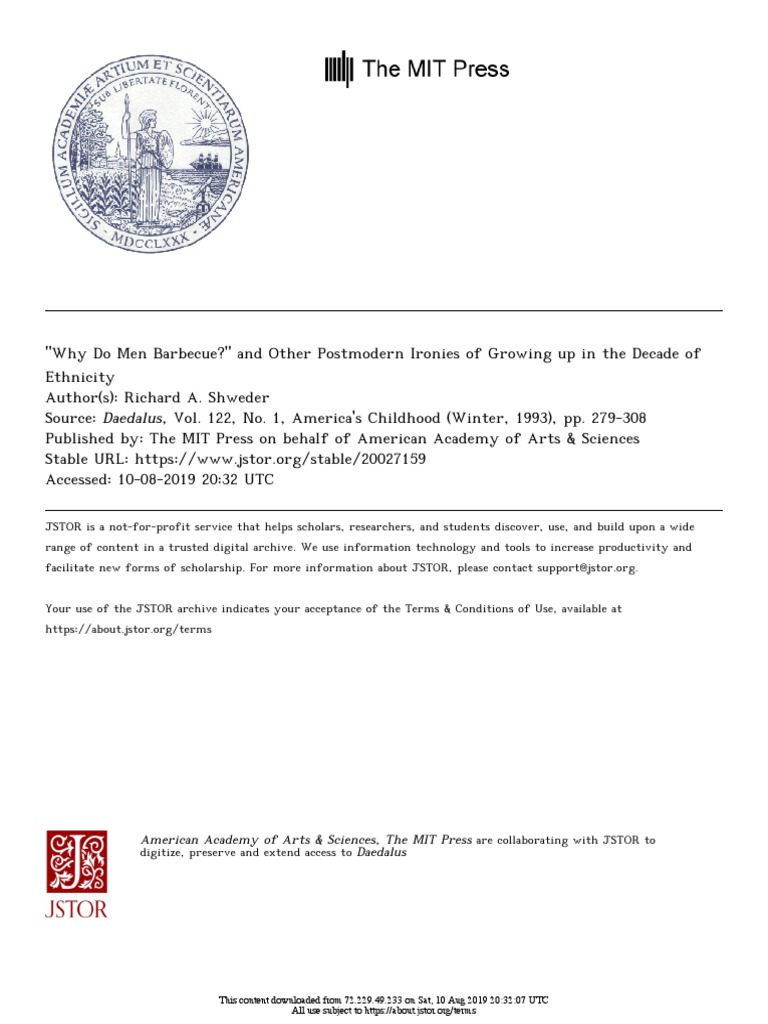 American Academy of Arts & Sciences, The MIT Press Daedalus | PDF ...