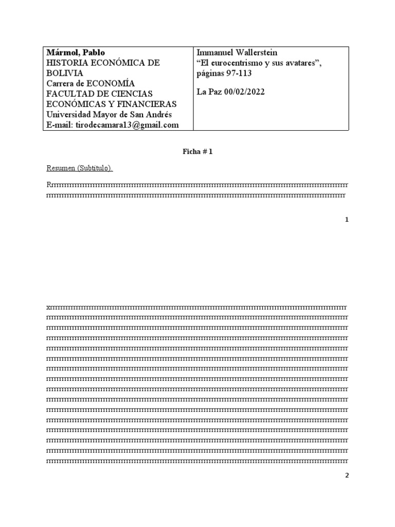 Modelo de Ficha | PDF
