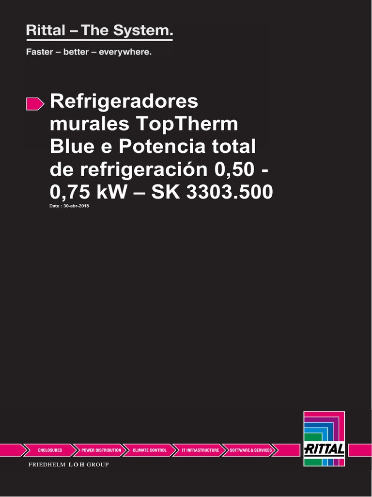 Manual Rittal | PDF | Cantidad | Tecnología energética