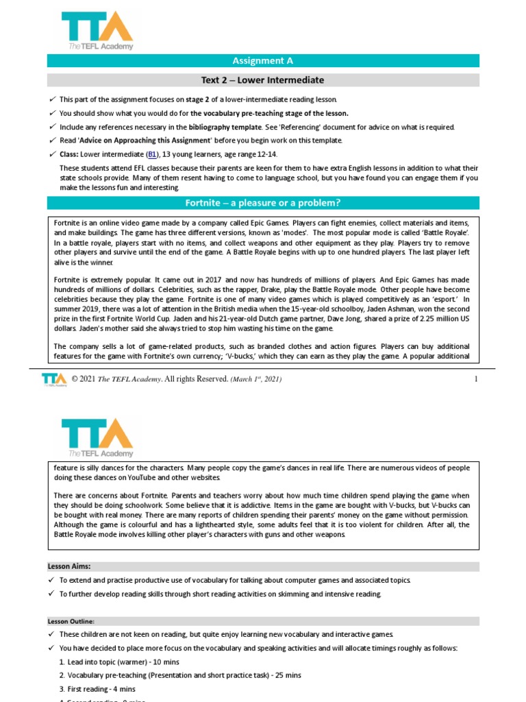 Text 2-Lower Intermediate | PDF | Cognition | Vocabulary