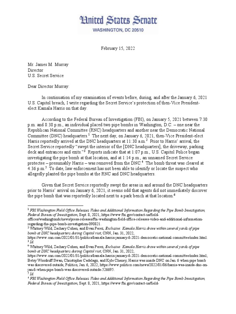 Secret Service's Response to DNC Bomb Threat | PDF | United States ...