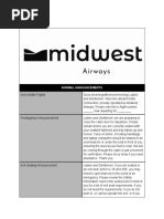 Philippine Airlines Script | PDF