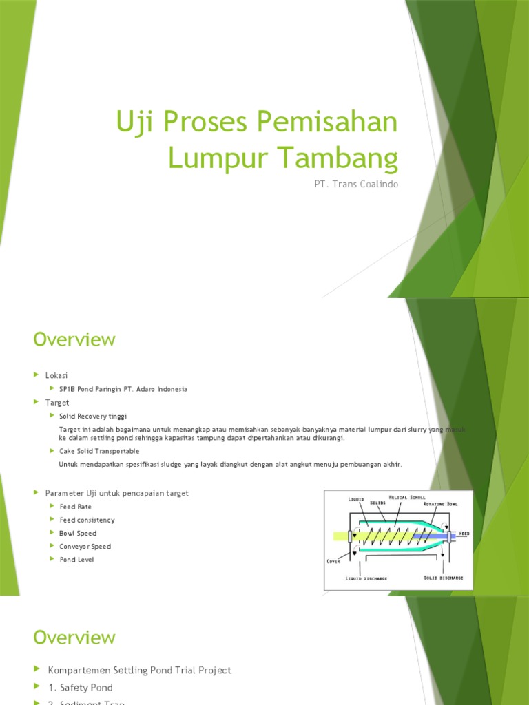 Uji Proses Pemisahan Lumpur Tambang PT Adaro | PDF | Ilmu Kimia | Ilmu ...