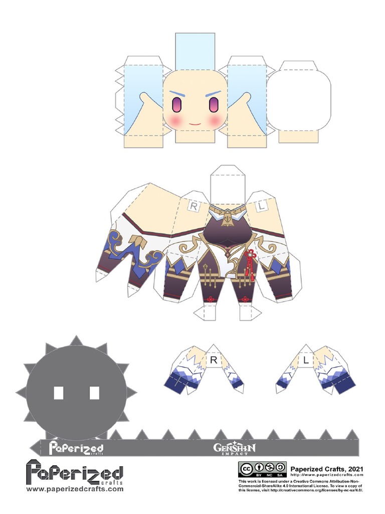 Genshin Impact - Ganyu Papercraft | PDF