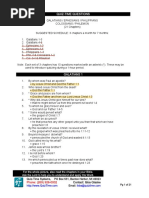 Quiz On Matthew | PDF