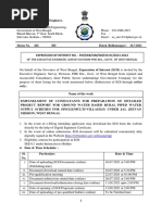 Mobilization Advance Letter | PDF | Rupee | Government