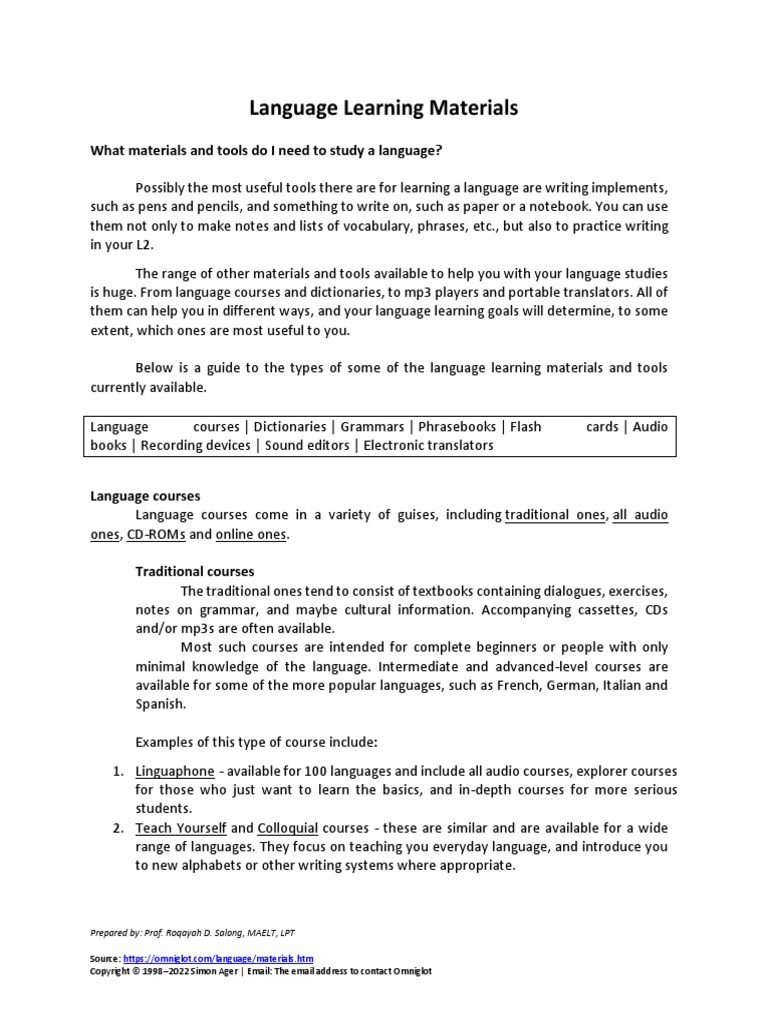 language-learning-materials-what-materials-and-tools-do-i-need-to