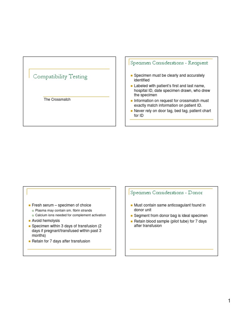 Compatibility Testing - Blood | Blood Type | Anatomy