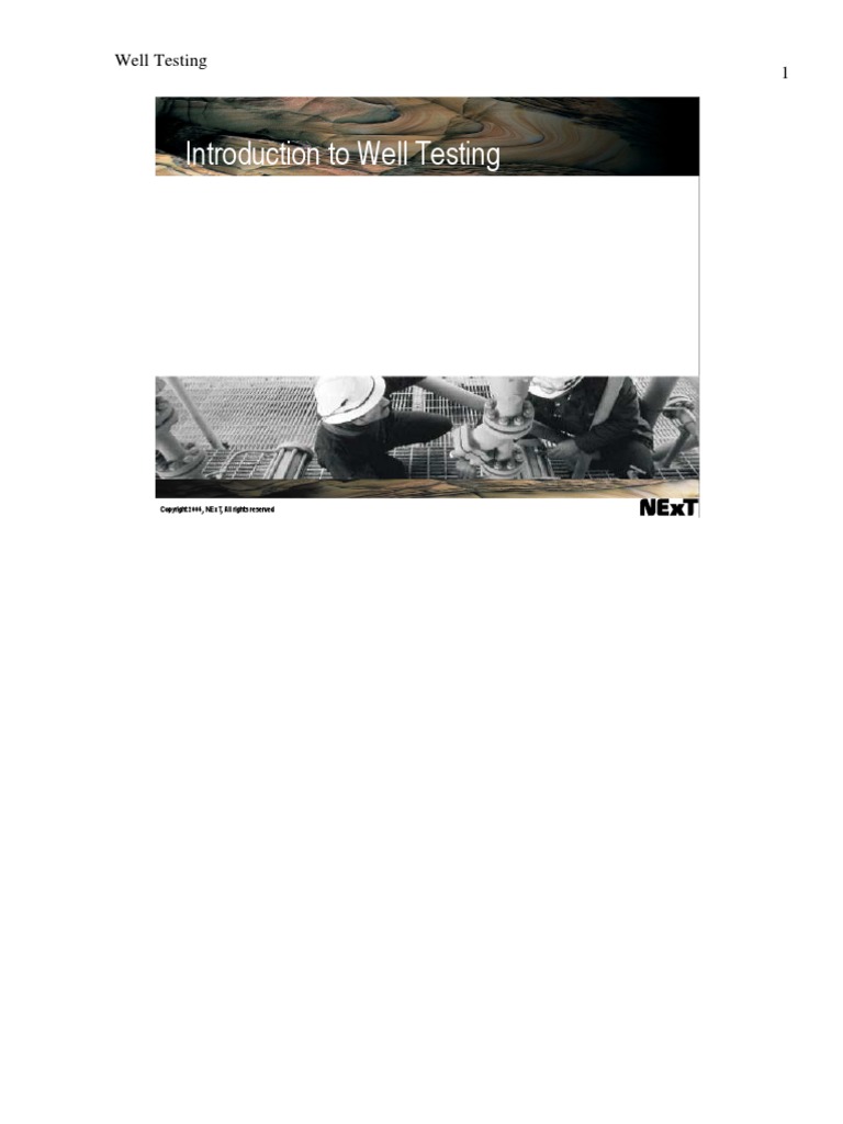 Day 4-02 - Well Testing - 1 | PDF | Permeability (Earth Sciences ...