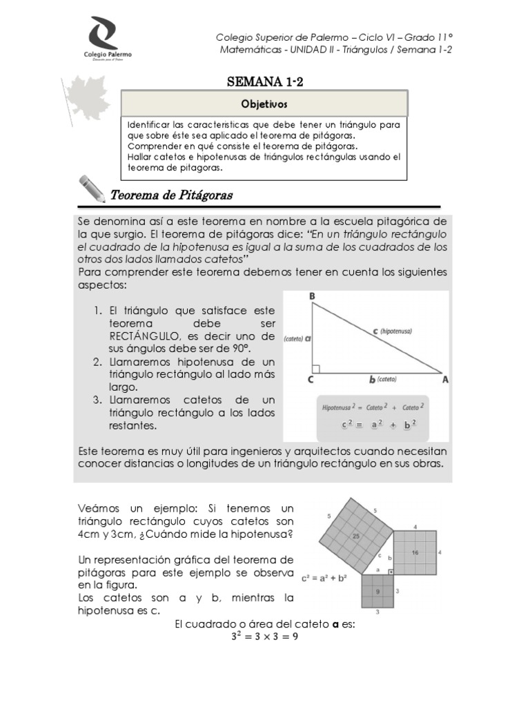 Matematicas - Ciclo VI Grado 11° - Semana 1-2 Solucionado | PDF ...