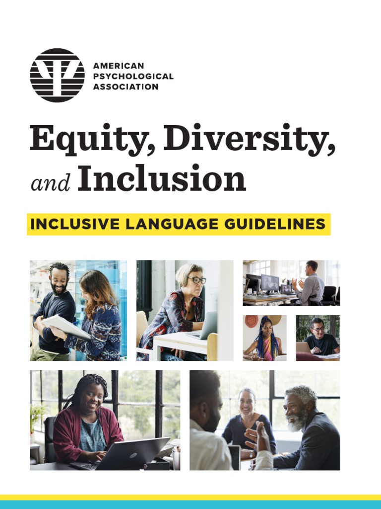 Inclusive Language-Guidelines | PDF | Prejudices | Disability