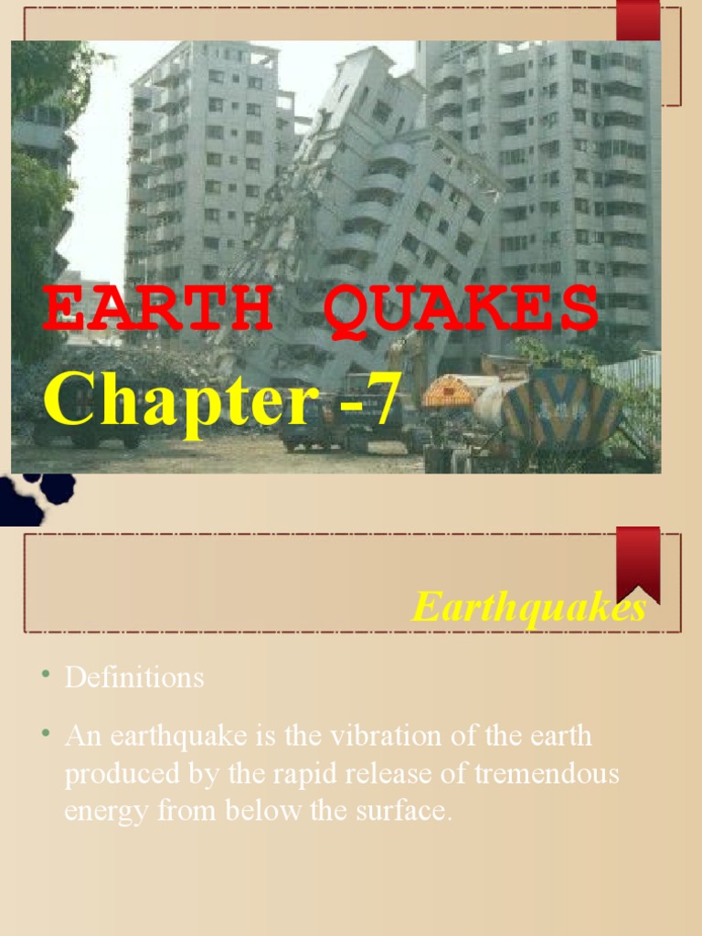 Earth Quakes 7 | PDF | Earthquakes | Plate Tectonics