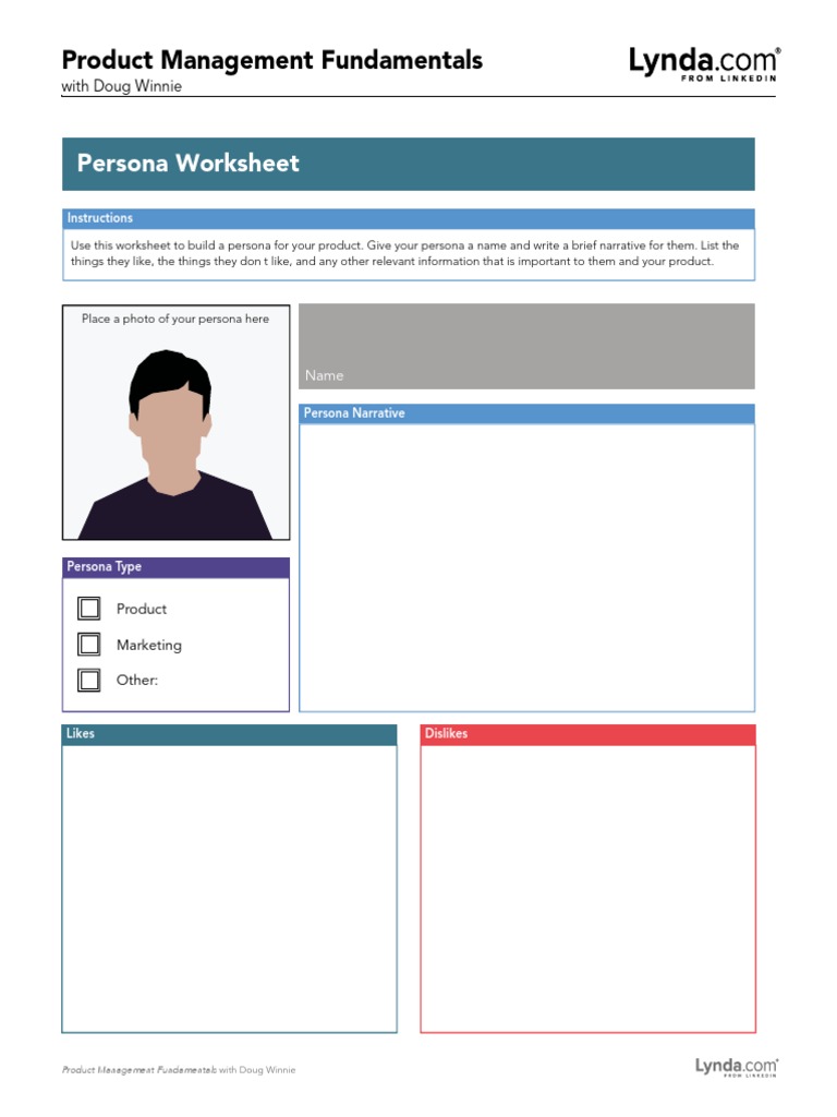 Persona Worksheet | PDF