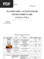 7 - Planificare - Dirigentie - Clasa - 7 2 Exemplare | PDF