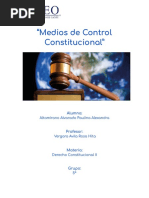 Medios de Control Constitucional | PDF | Constitución | Instituciones ...