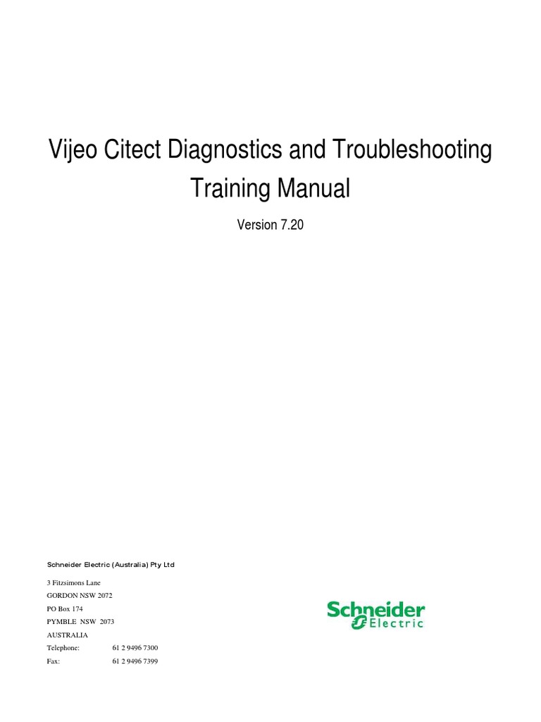 Vijeo Citect Diagnostics and Troubleshooting V7.2 R1 - VJC1093 | PDF | Microsoft Windows | Menu ...