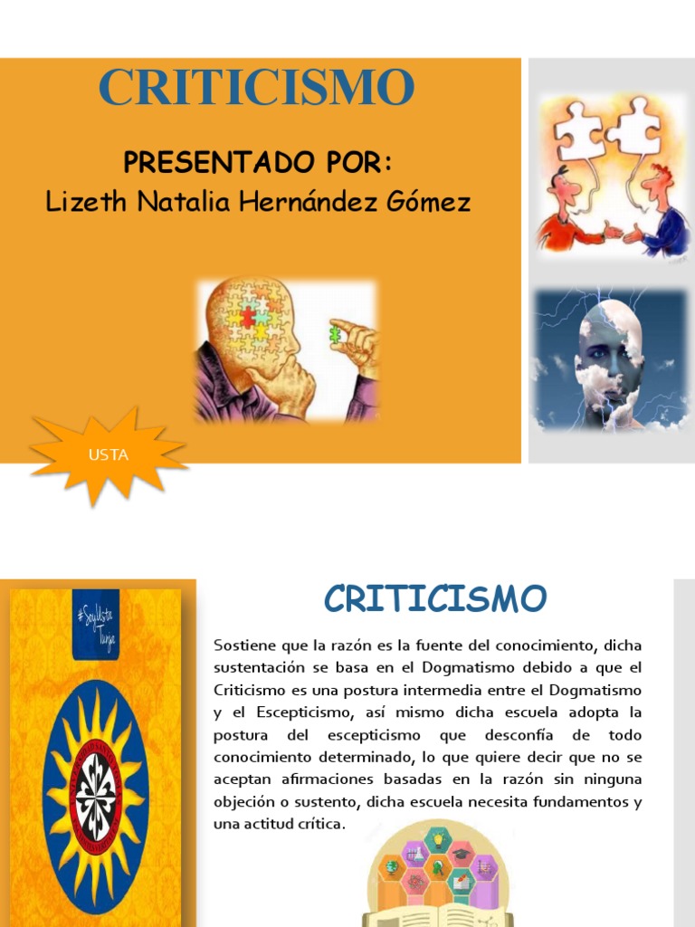 CRITICISMO | PDF | Immanuel Kant | Conocimiento