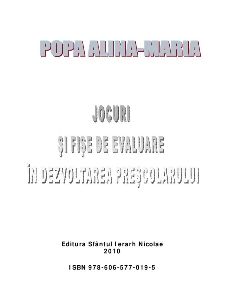 Jocuri Fise Copii | PDF