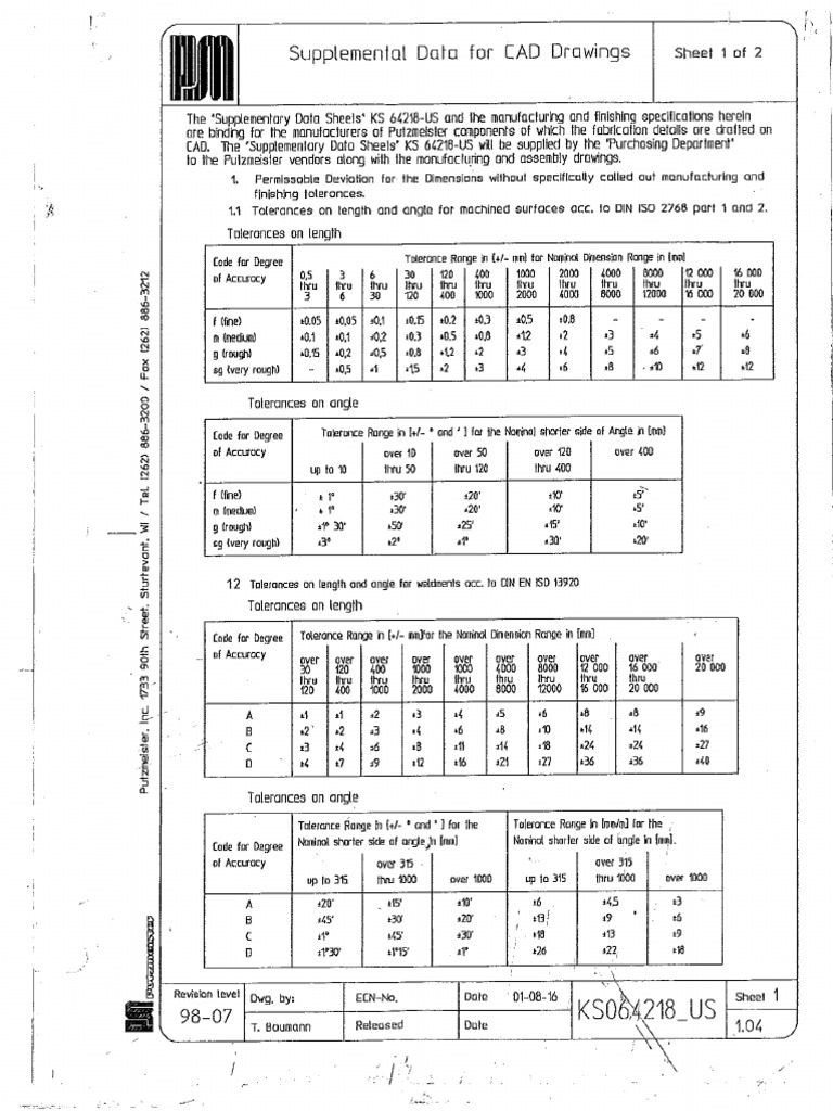 KS064218-US Supplementary Data Sheets | PDF