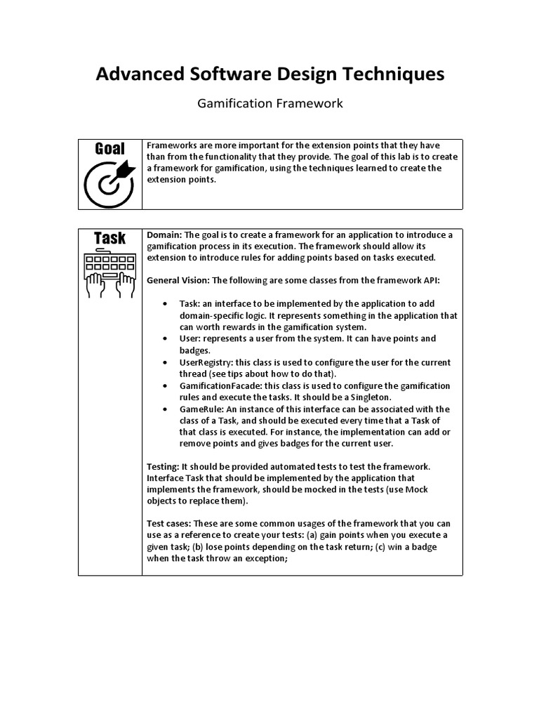 Gamification Framework | PDF | Software Framework | Class (Computer ...