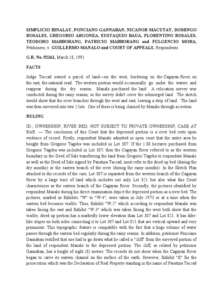 (CD) Binalay vs. Manalo - G.R. No. 92161 - March 18, 1991 - Internet ...