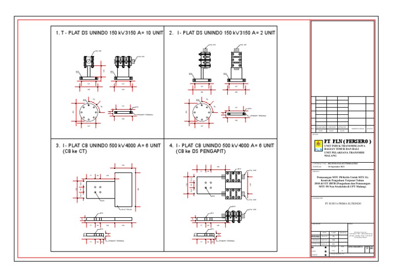 Conector Plat for GITET Krian Project | PDF